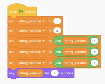 Strings – Scratch School