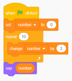 Variables – Integers with Loops – Scratch School
